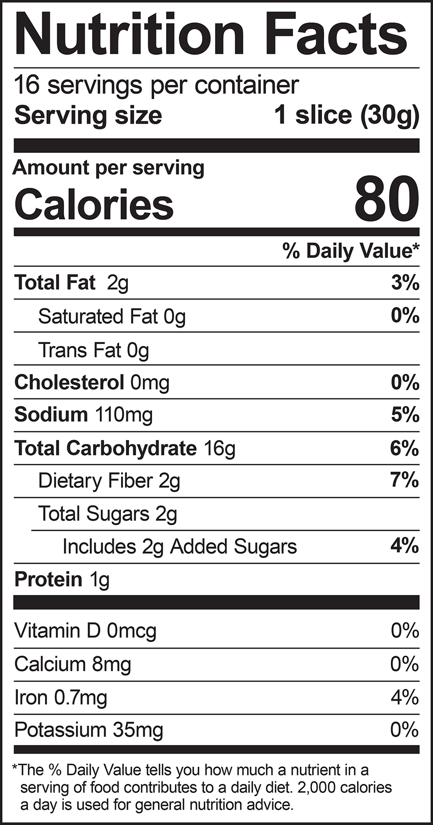 Sprouted 7 Grain Bread | Gluten-Free, Whole Grains, 482g